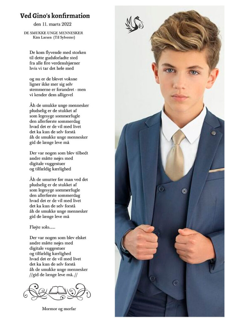 Konfirmationssange og lege til konfirmanden - festsange.nu