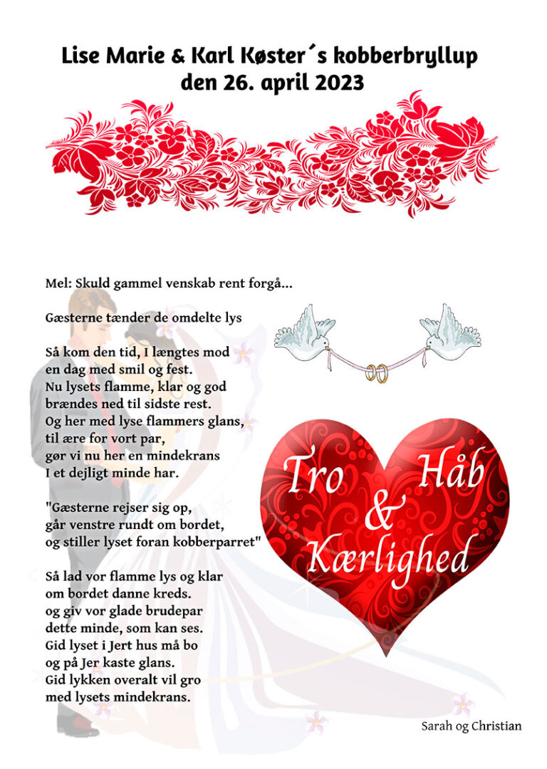 Kobberbryllupssange - festsange.nu